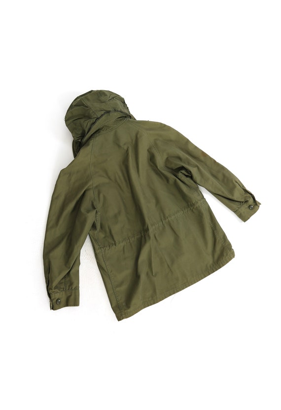 Vietnam Era M 65 Military issue US Army green hooded … - Gem