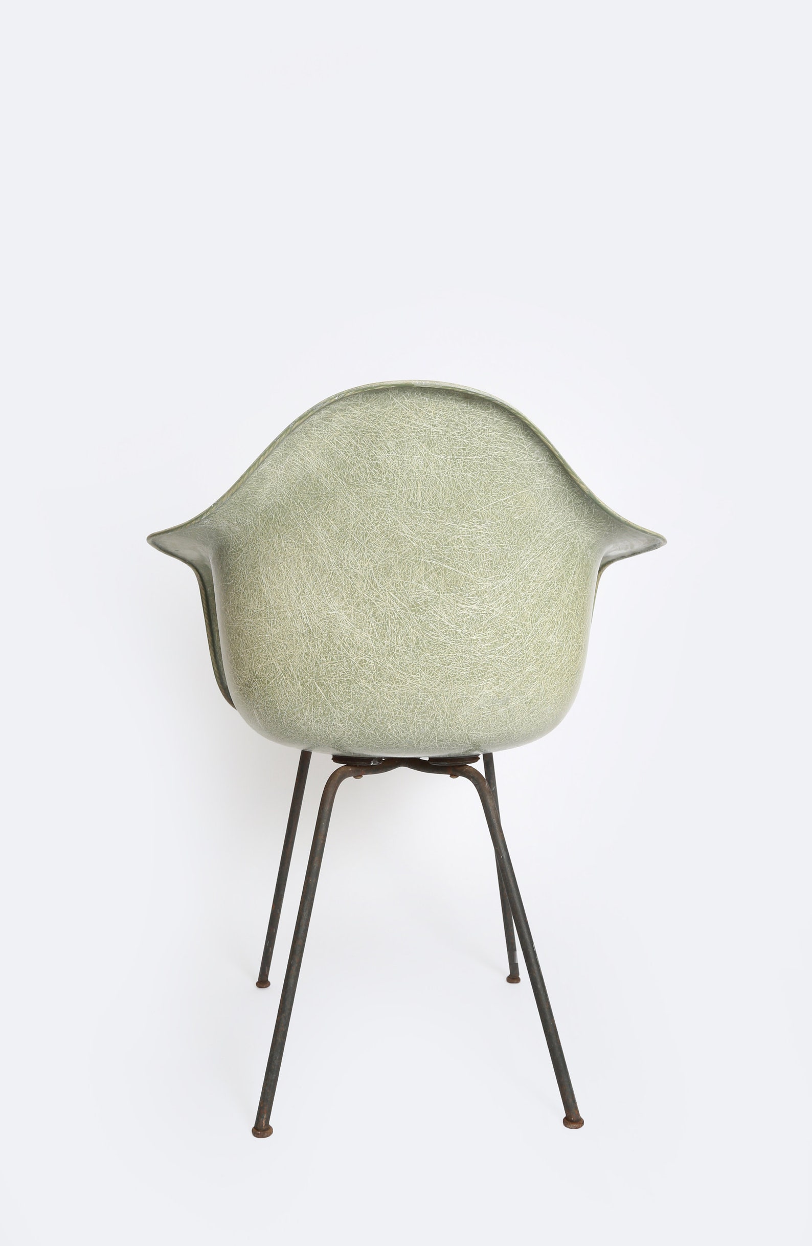 Eames DAX Chair Vintage 50s Mid Century Modern Eames greige Shell Chair ...