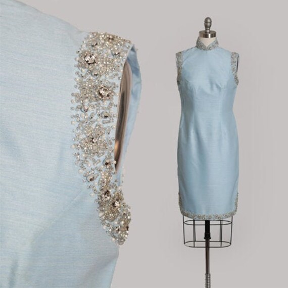 Beaded cheongsam - Gem