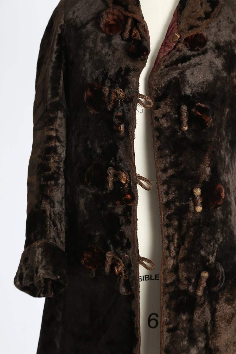 Antique Vintage Edwardian Fur Coat 1900s Mouton Fur Coat - Etsy