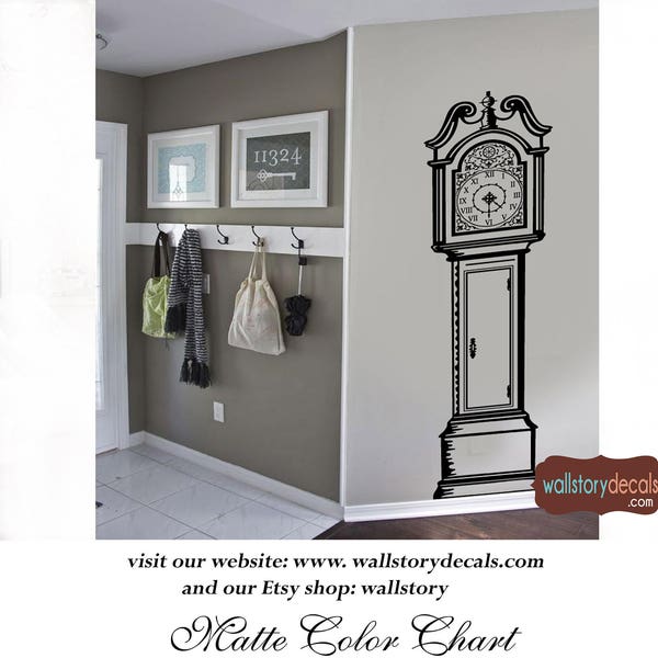 Clock Wall Decal - Etsy