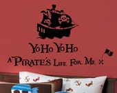 SALE Yo Ho Yo Ho A Pirate's Life for Me Pirate Ship - Etsy
