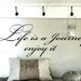 Wall Art Decal Wall Decals Wall Stickers Wall Life is a - Etsy