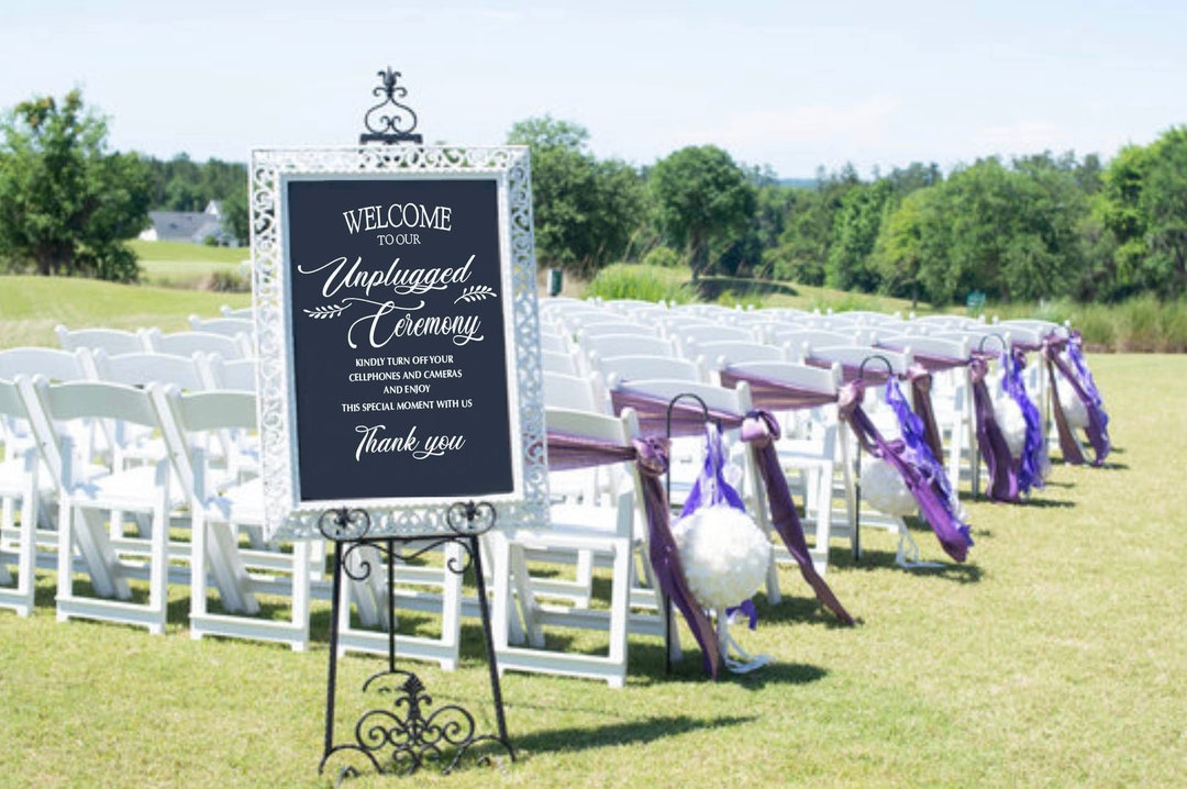 Custom Welcome Wedding Sign Decor Decal Gifts | Personalized DIY ...