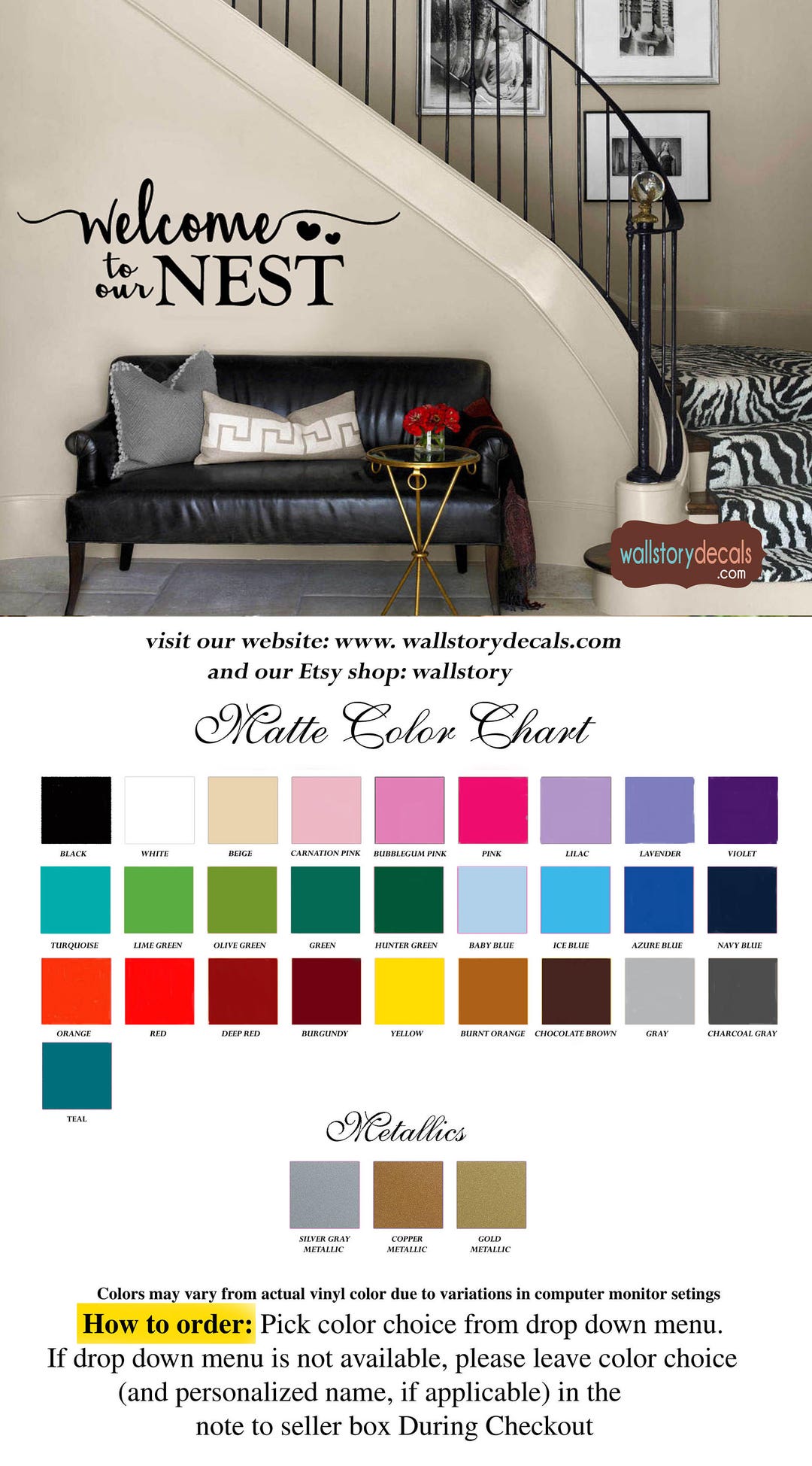 Family Wall Quotes Decal Welcome to Our Nest With Heart Country ...