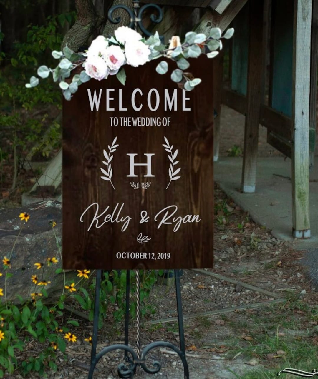 Custom Welcome Wedding Sign Decor Decal Gifts | DIY Wedding Signs ...