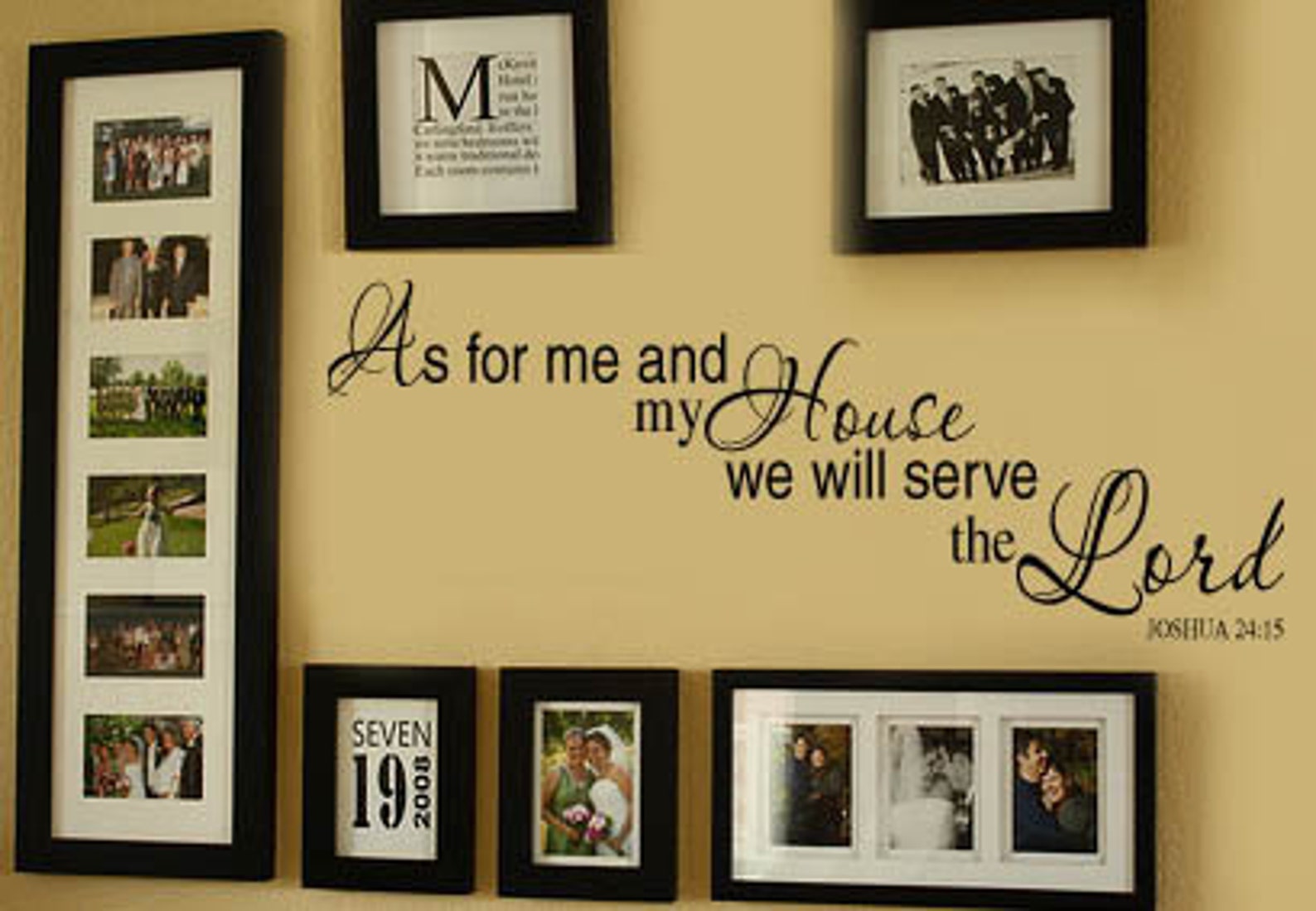 As for Me and My House We Will Serve the Lord JOSHUA 2415 Home - Etsy