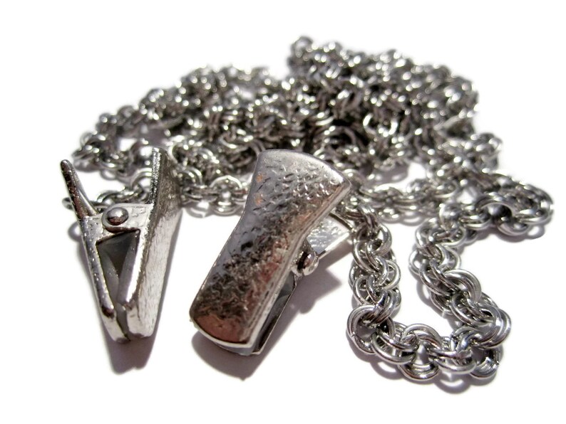 Double Loop Chain Clip Eyeglass Holder Clip Holder For Etsy