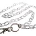 Open Ovals Chain Badge Holder Id Lanyard Work Lanyard Chain - Etsy