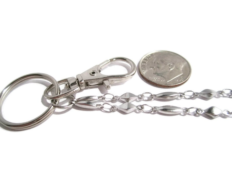 Long Oval and Rhombus Chain Badge Holder Id Lanyard Work Id | Etsy