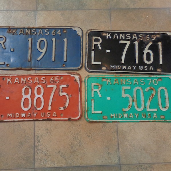 1970 License Plates - Etsy