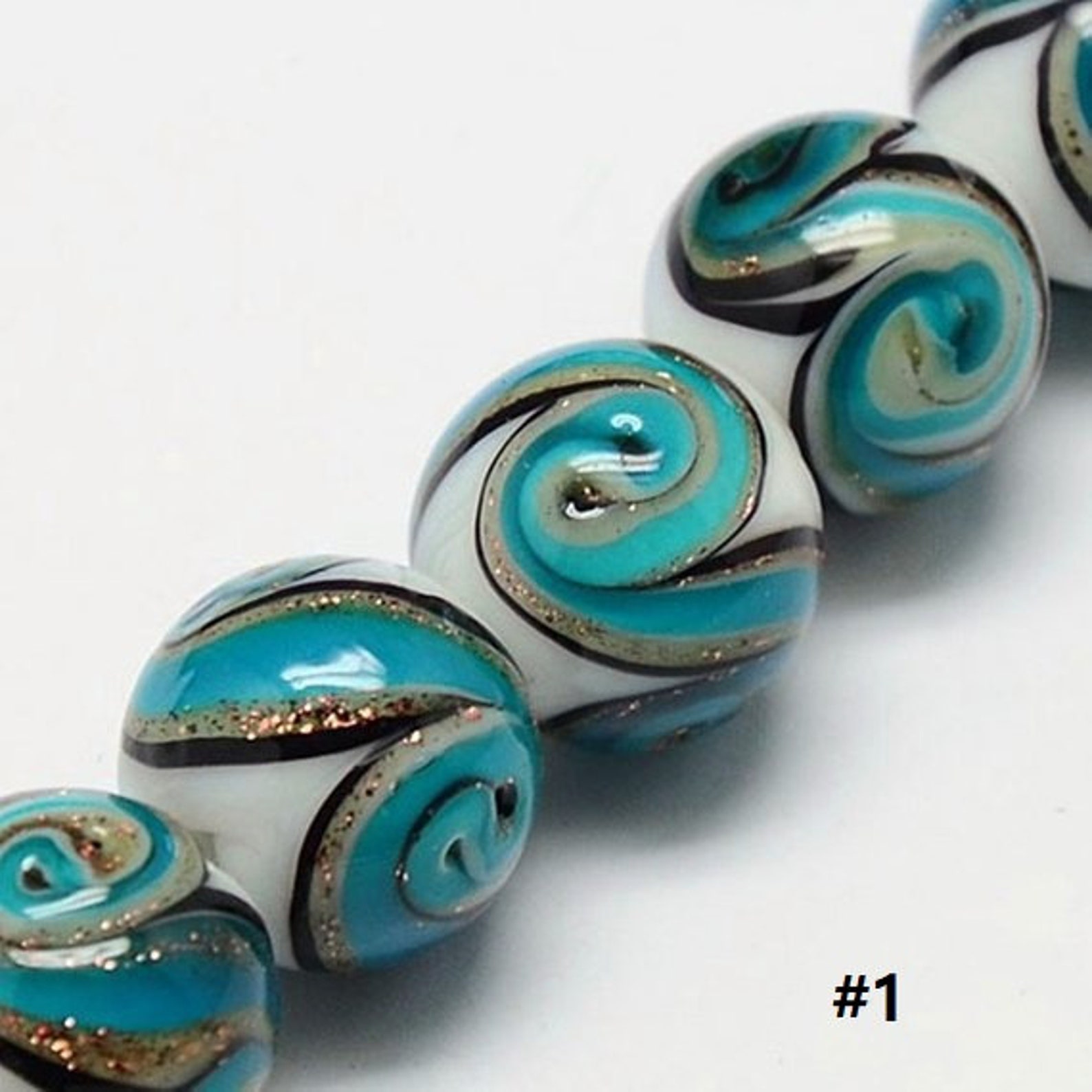 8pc 12mm Handmade Round Lampwork Glass Beads-pls Choose Your | Etsy