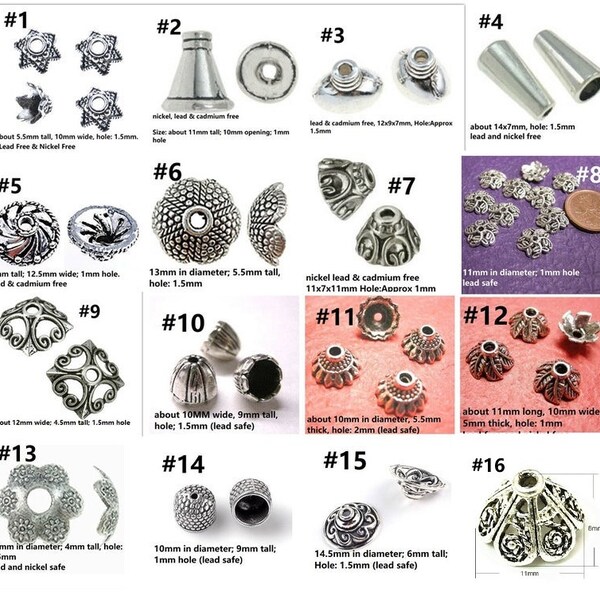 Metal Bead Caps - Etsy