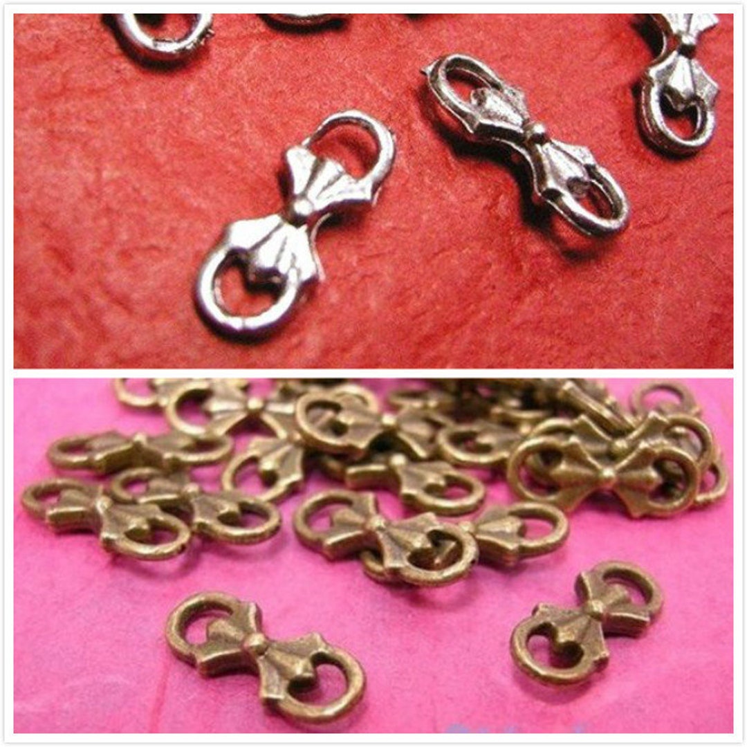 12pc 16mm Antique Finish Metal Bow Connector-pls Pick a Color - Etsy