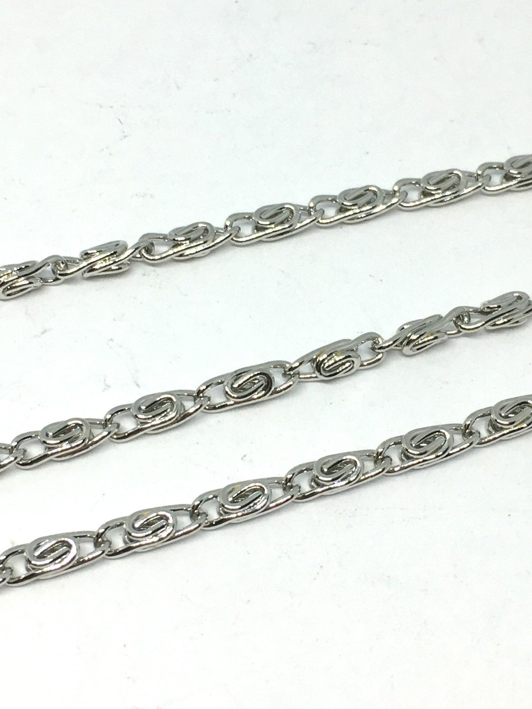 SALE-5 Feet Myriad Iron Chain in Platinum Color-s499 - Etsy