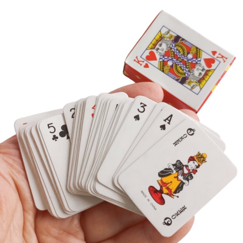 Miniature Playing Cards - Etsy