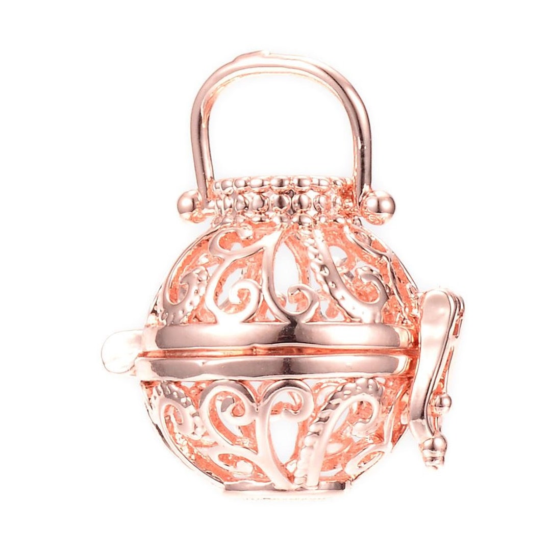 2pc Rose Gold Finish Metal Prayer Box Pendant-4m54 - Etsy