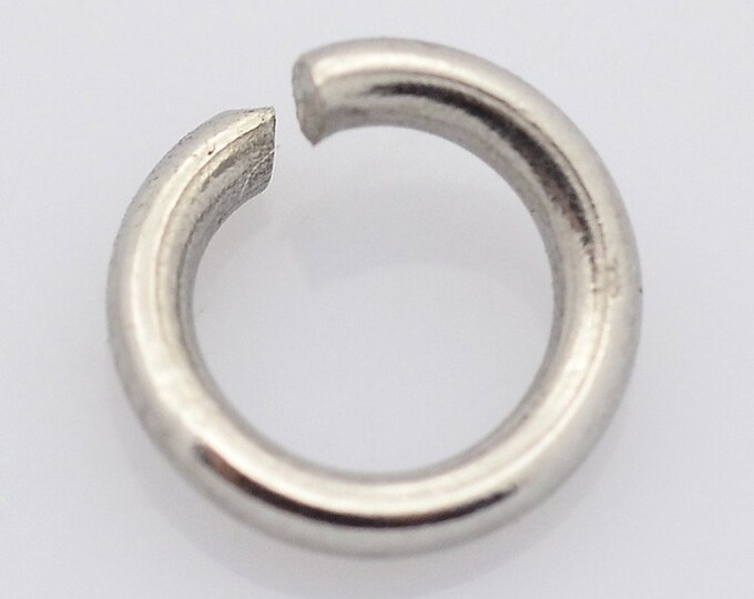 50pc Stainless Steel 10mm Jump Rings Gauge 16 r0038 - Etsy