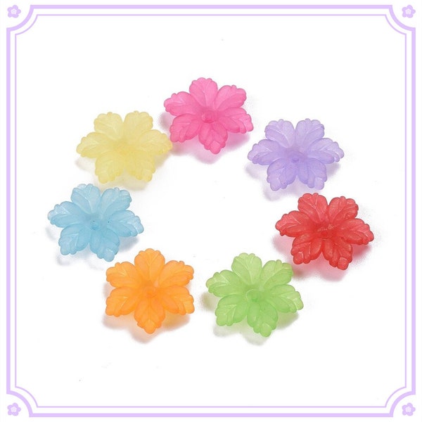 Acrylic Flower Beads - Etsy