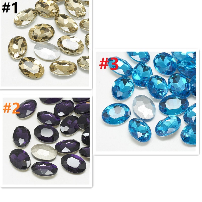 Oval Rhinestone - Etsy
