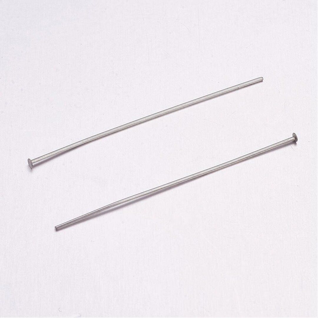 100PC Stainless Steel Head Pins -pls Pick a Length - Etsy