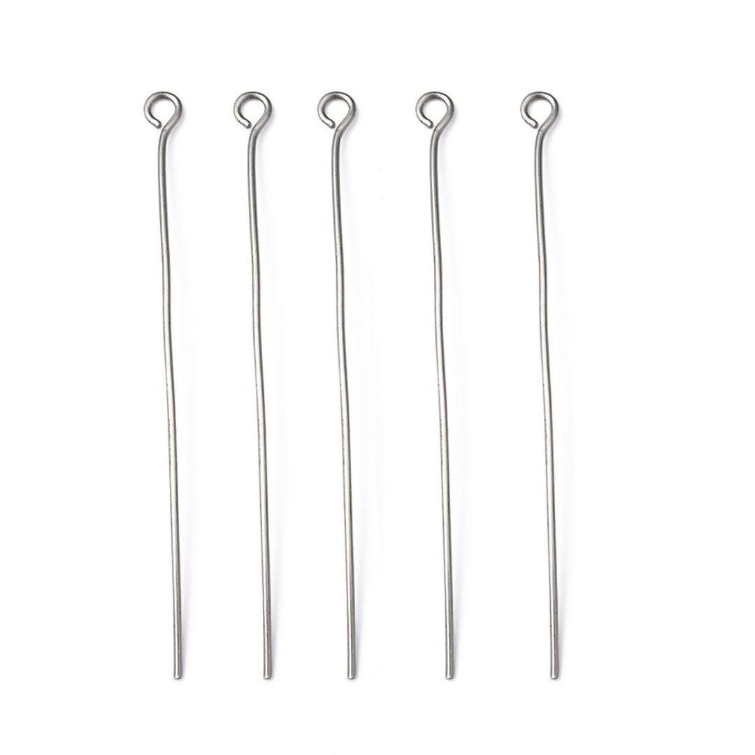 100PC Stainless Steel Eye Pins 0.7mm Thickness- Pls Pick a Length - Etsy