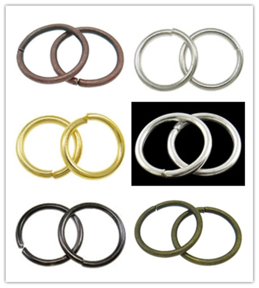 25pc 20mm Large Metal Jump Rings, 2mm Thickness-pls Pick Your Color - Etsy