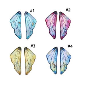 2pcs Set Resin Made Insect Wing Charms 41x16.5mm-pls Pick a Color - Etsy