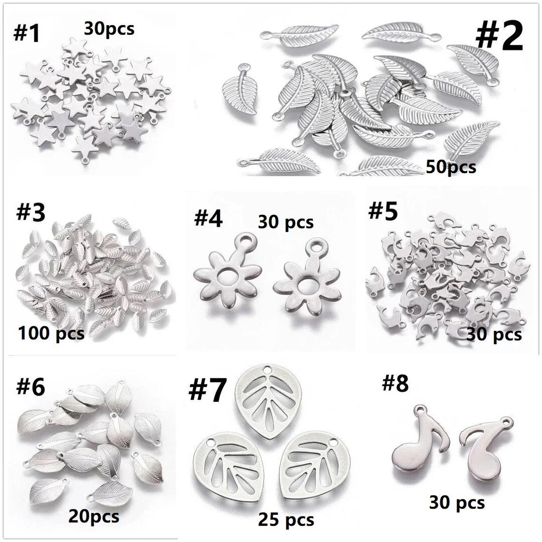 Chic 304 Stainless Steel Charms - Choose Your Preferred Pattern for ...