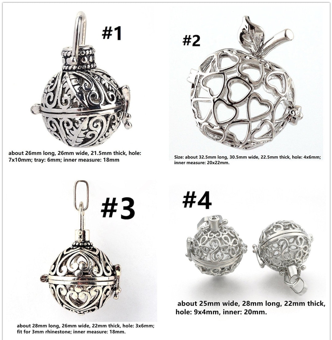 2pc Dull Silver Finish Metal Prayer Box Pendant-pls Pick a Style - Etsy