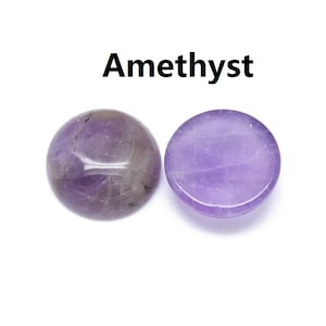 10pc 8mm Round Natural Gemstone Cabochons Pls Pick A Style Etsy