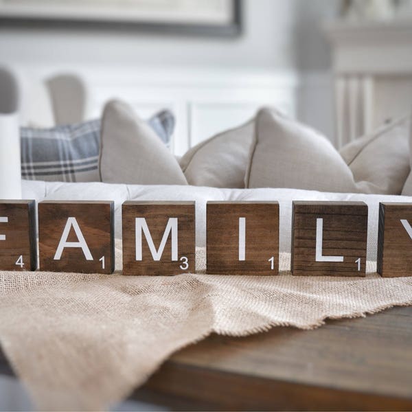 Wood Word Blocks - Etsy