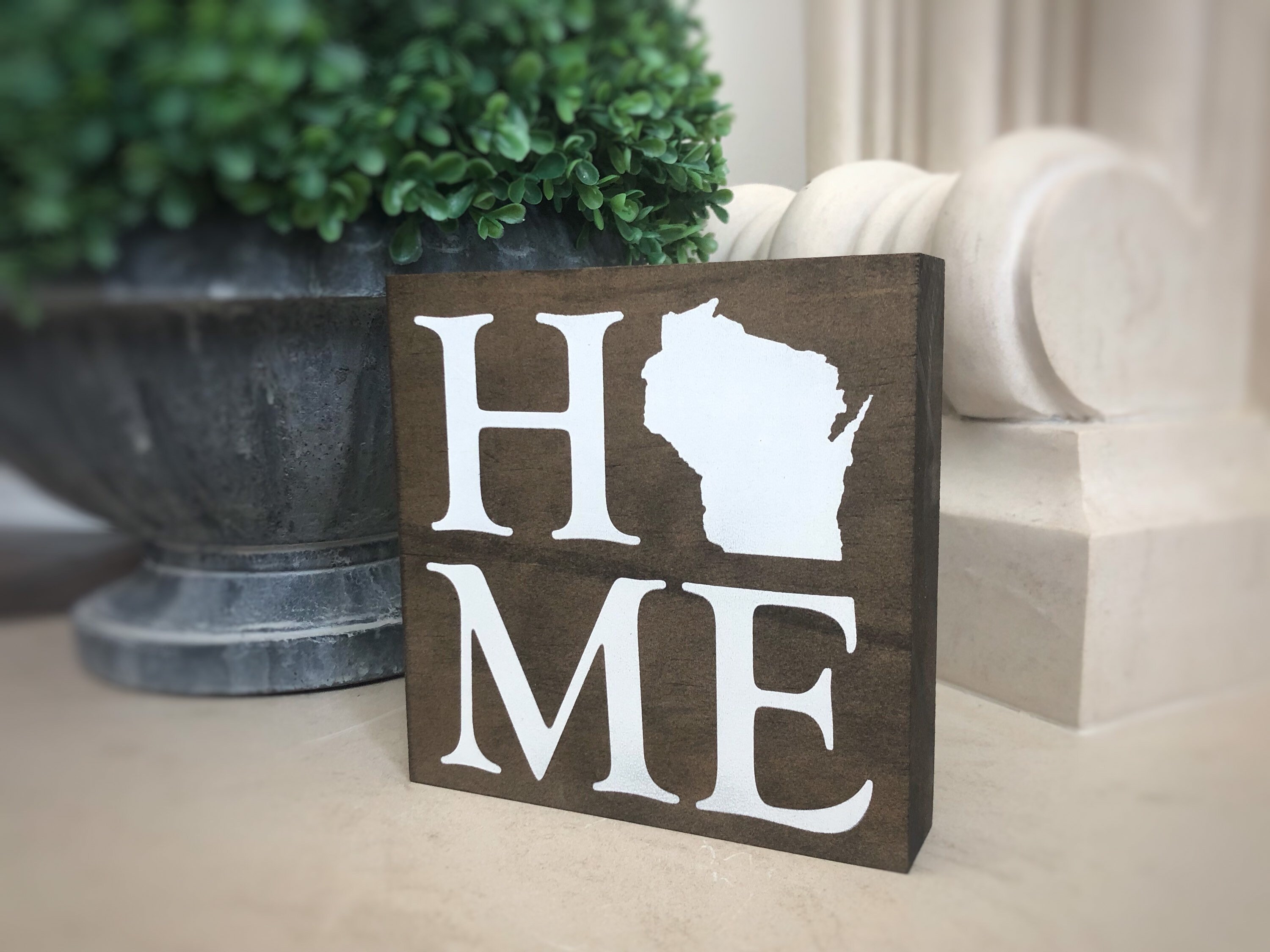 Wisconsin Home Sign