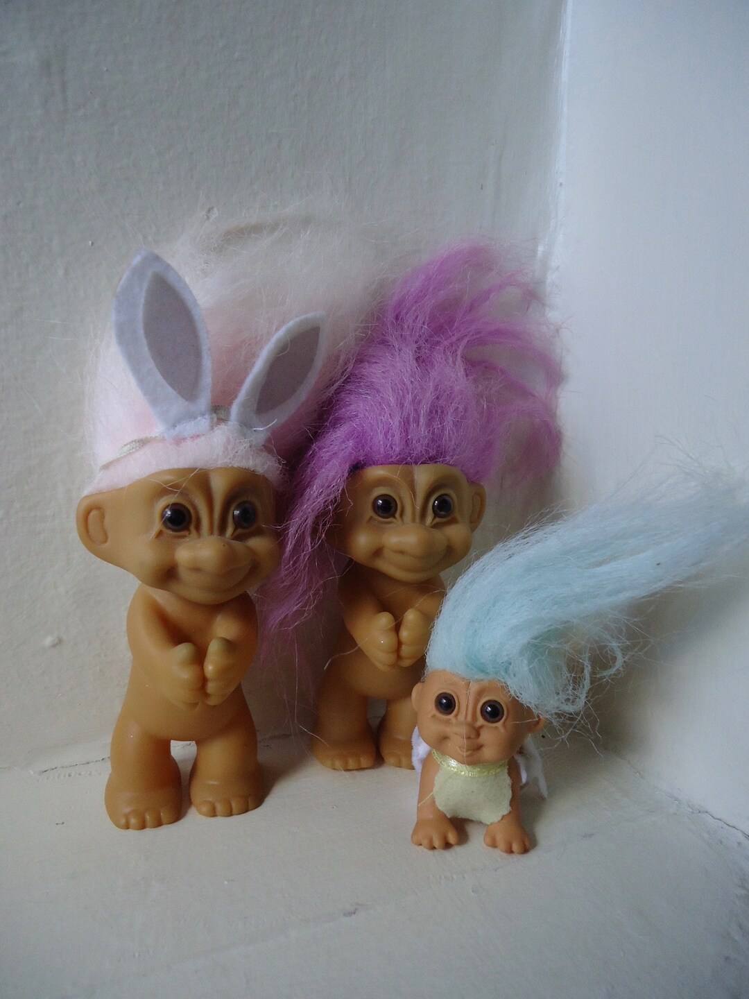 Vintage 80s/90s RUSS TROLL Set of 3 Grabber Bunny Grabber W Tail and ...