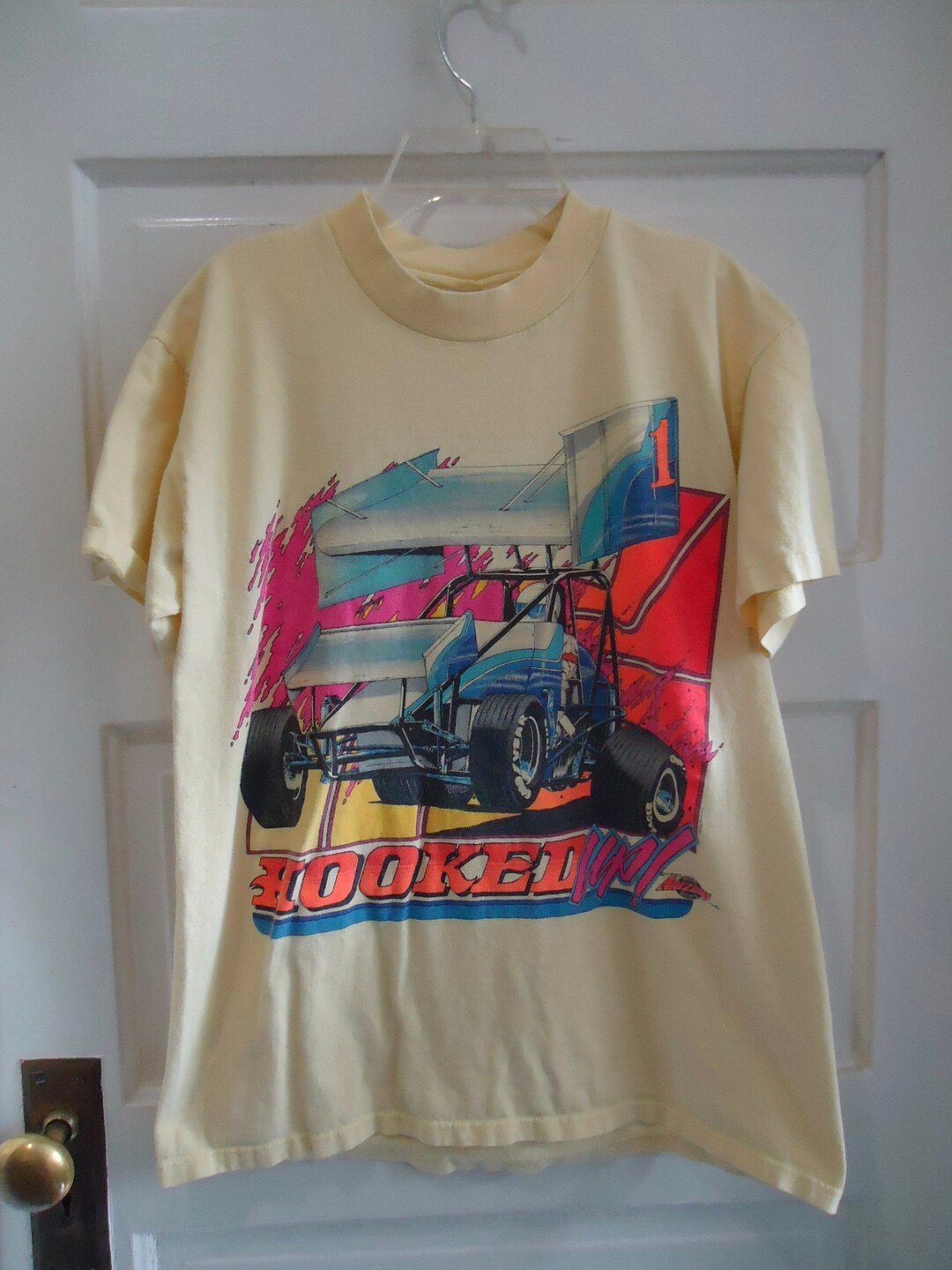 Vintage 90s Skagit Speedway DIRT TRACK Graphic Print Racing T Shirt ...