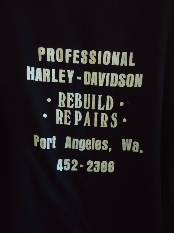 Vintage 80s Jerzees Tag HARLEY DAVIDSON Bike Shop T S… - Gem