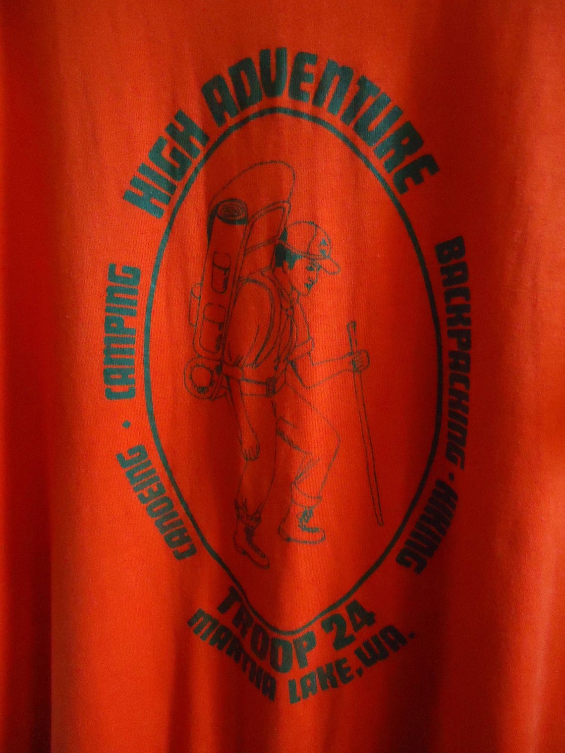 Vintage 70s/80s BACKPACKER Camping Outdoors Graphic T Shirt Sz - Etsy UK