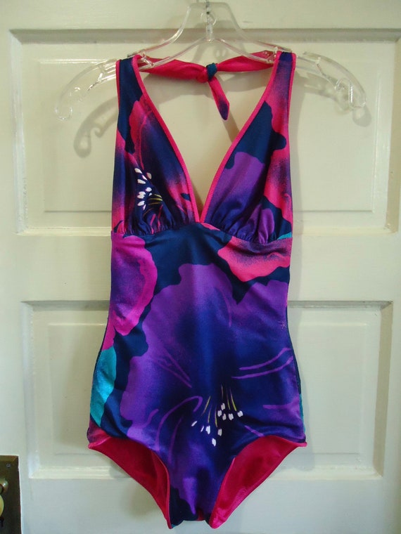 vintage 1970s style swimsuit - Gem