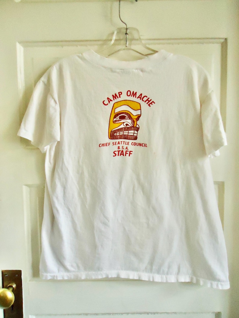 Vintage 60s/70s Boy Scouts B.S.A. CAMP Omache Chief Seattle Council ...