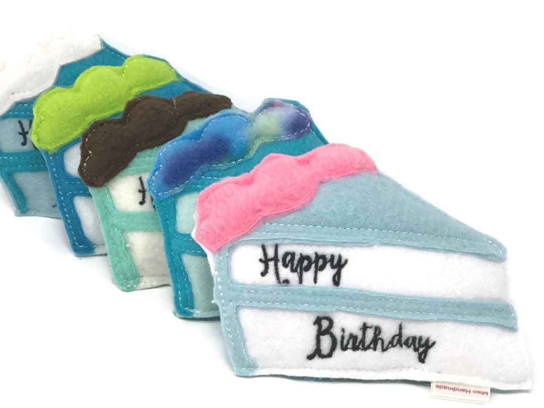 Handmade Catnip Birthday Cake Toy: Organic Fleece Cat Toy - Etsy
