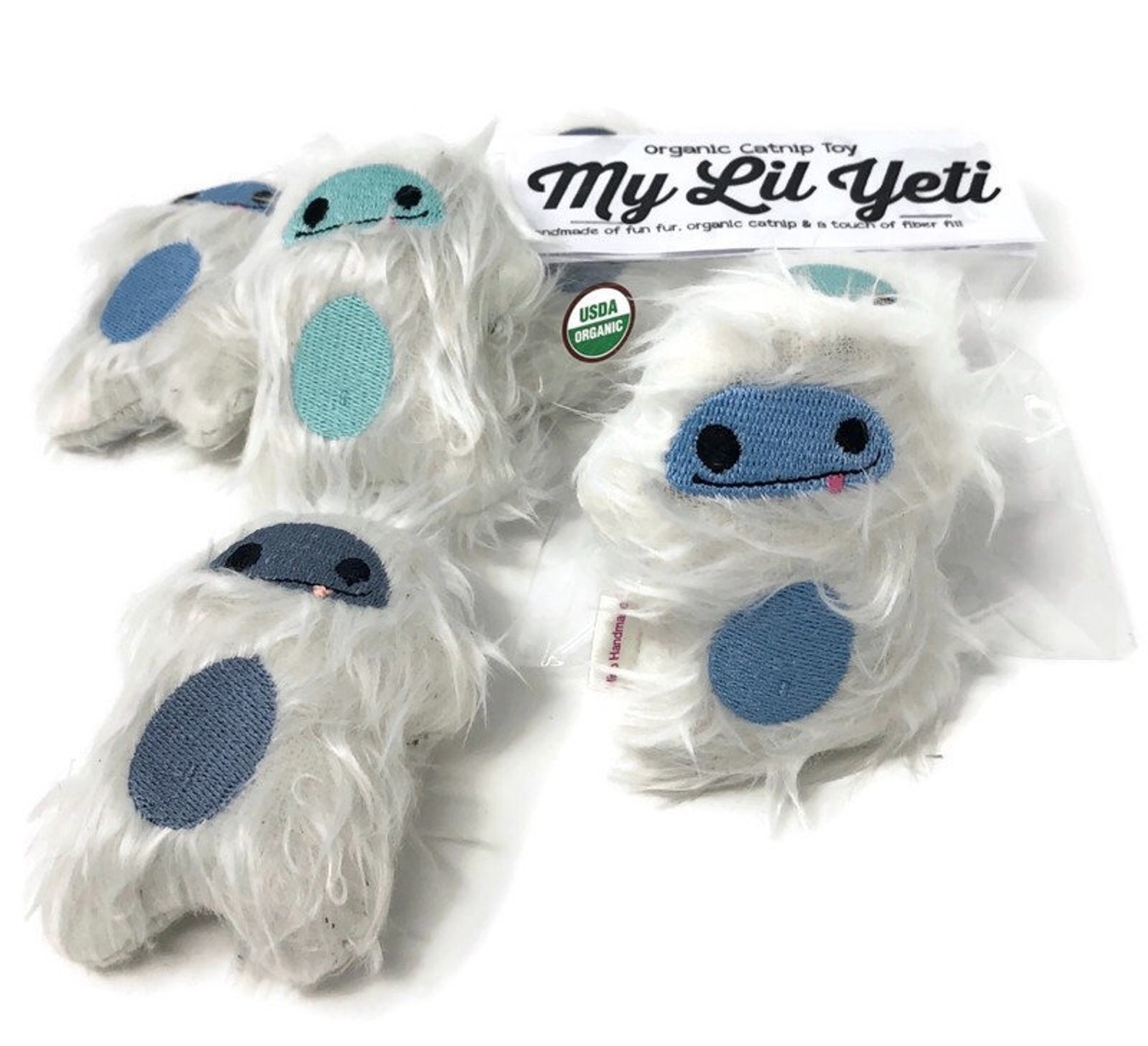 Catnip Yeti Toy Unique Cat Toy Abominable Snowman Toy | Etsy