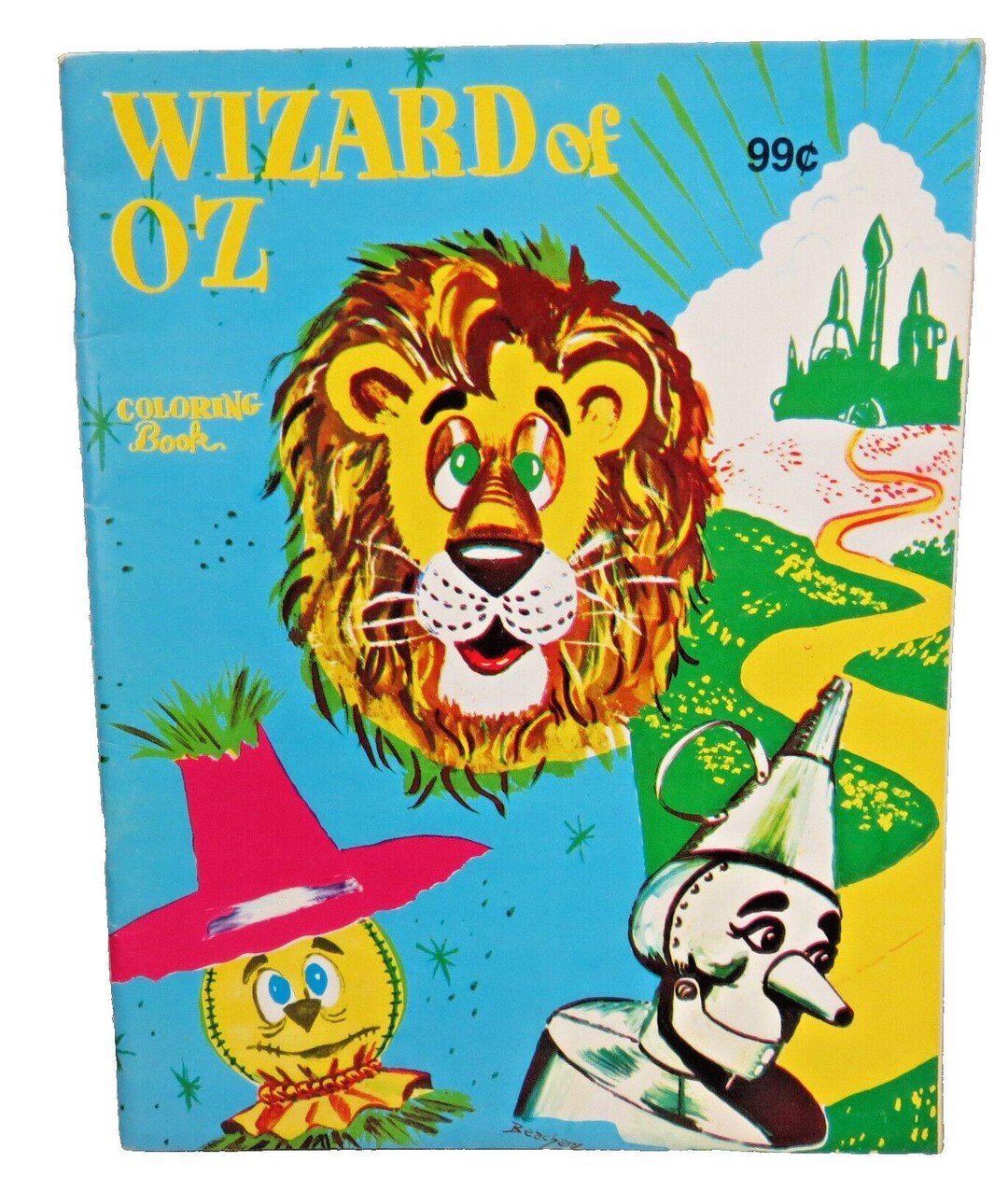 VTG Landoll Wizard of Oz Coloring Book 1988 Made in the USA Read ...