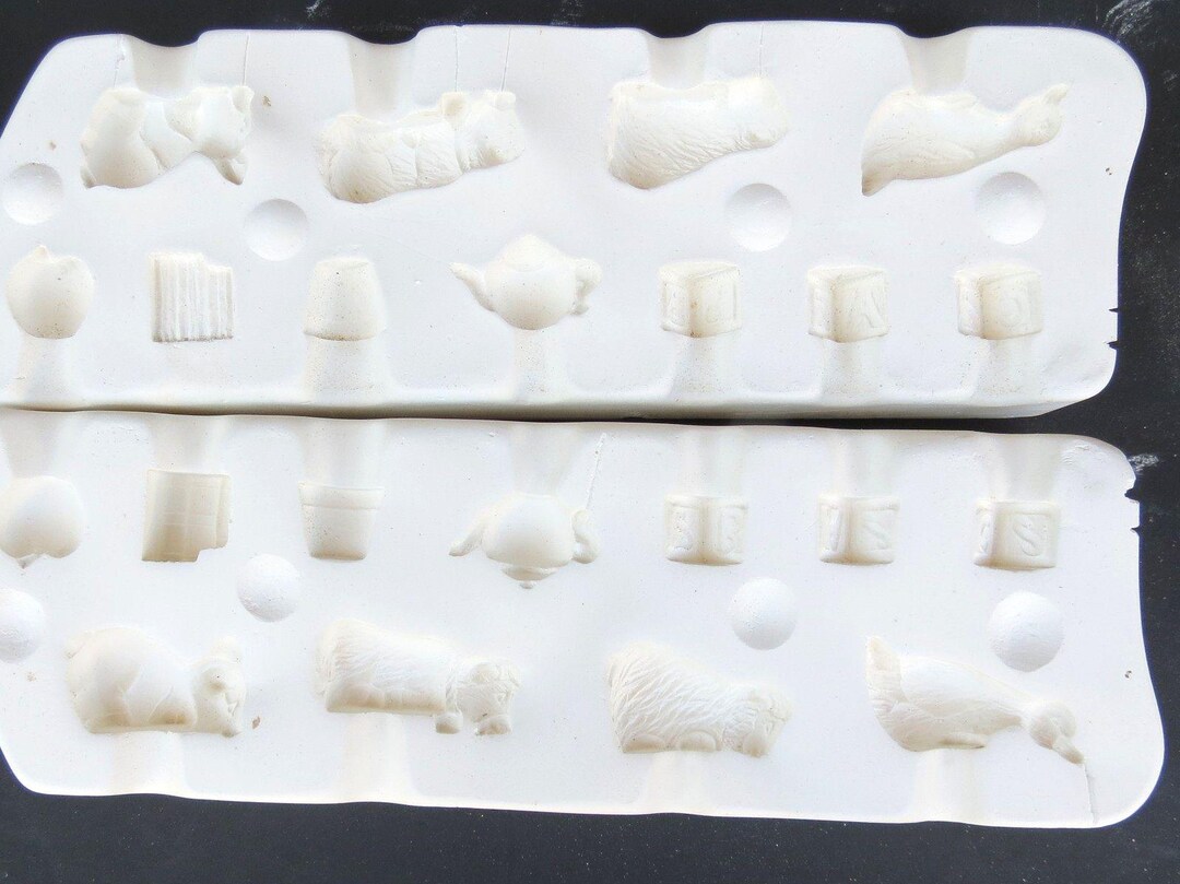 Nowell's Farm Animals & Accessories for Magnets Slip Mold NM-1554 - Etsy