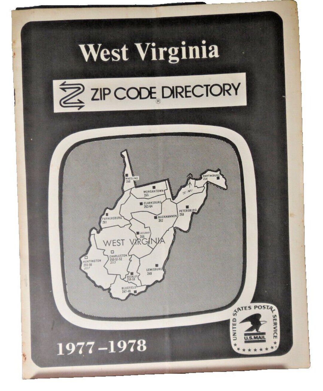VTG USPS 1977-1978 West Virginia Zip Code Directory W/ Error - Etsy