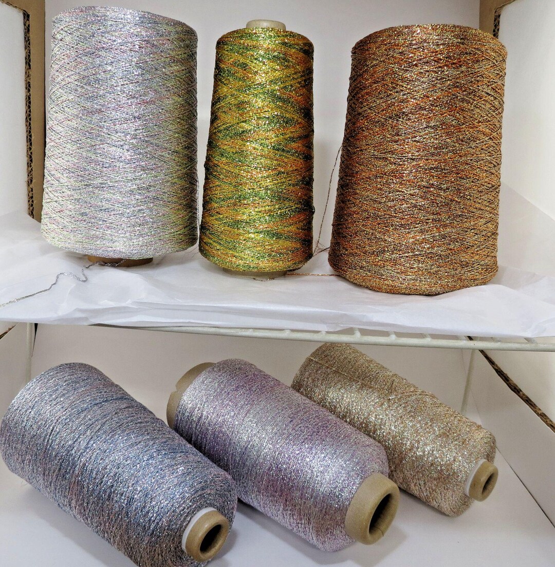 Kreinik Metallic Ombre Thread 8 Ply Lot 6 Bulk Theads Special Limited ...
