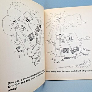 VTG Landoll Wizard of Oz Coloring Book 1988 Made in the USA Read ...