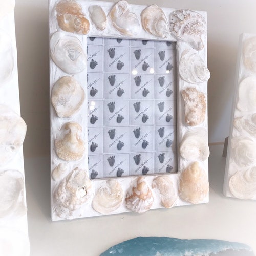 Sea Glass Photo Frame Nautical Decor 8x10 Natural - Etsy