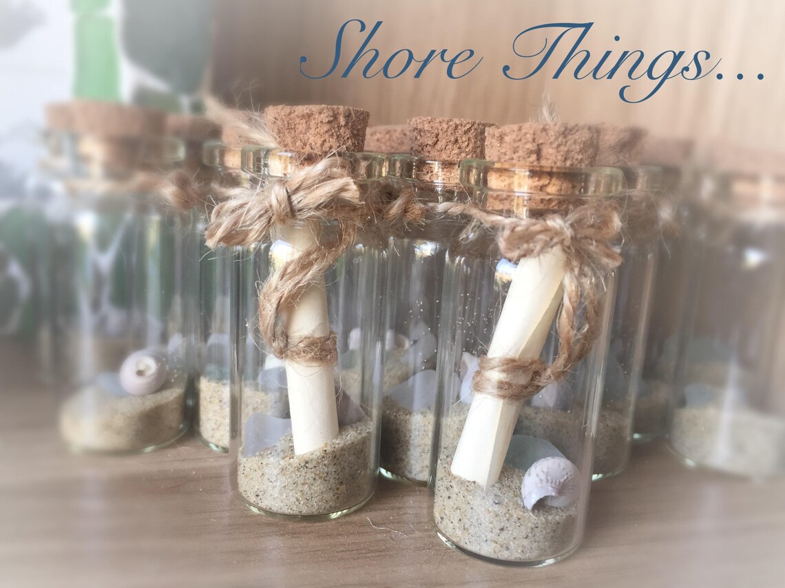Mini Scroll in a Bottle Message in a Bottle Beach in a - Etsy