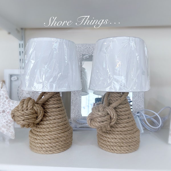 Rope Lamp - Etsy