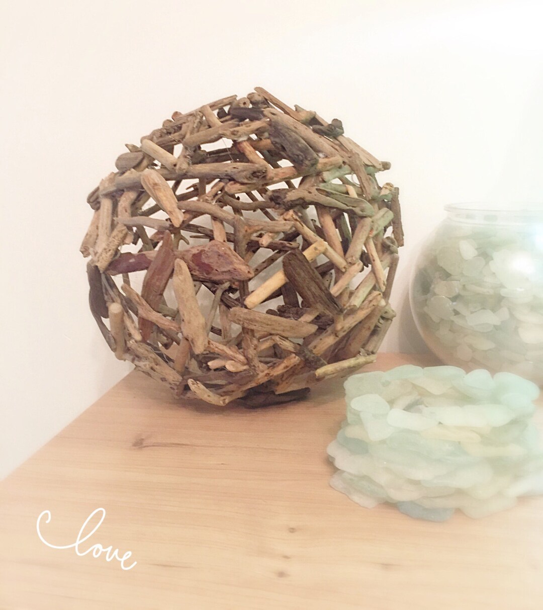 Driftwood Orb, Driftwood Ball, Driftwood Sphere From Isle of Wight ...